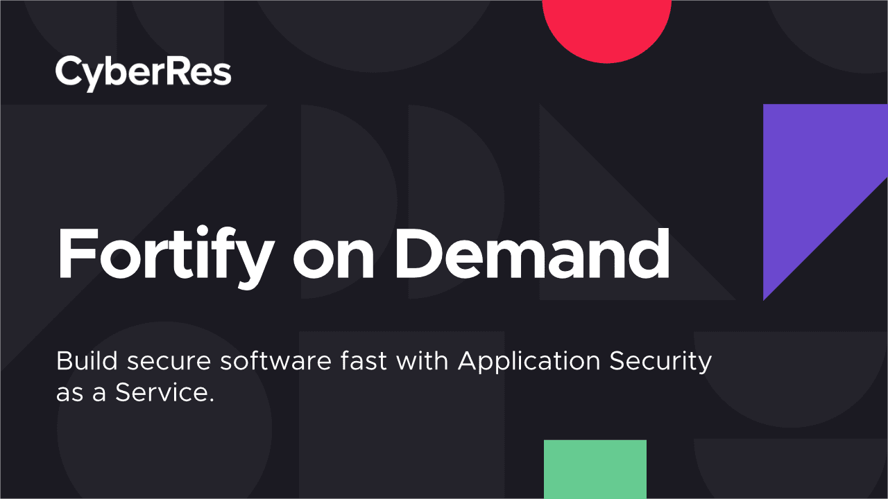 DevSecOps with Fortify DevSecOps with Fortify